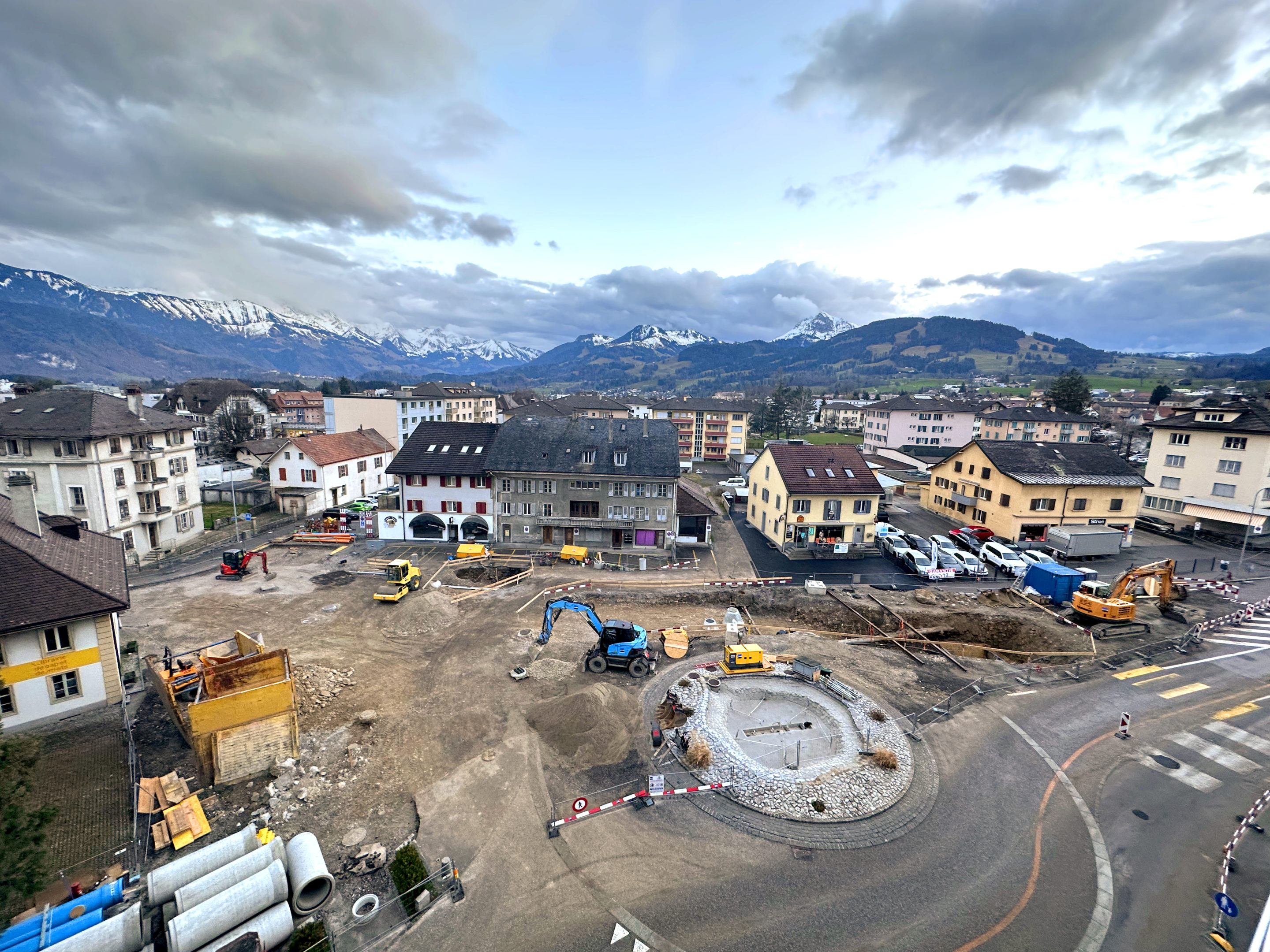 Groupe Grisoni — Réaménagement de la rue de Vevey à Bulle.