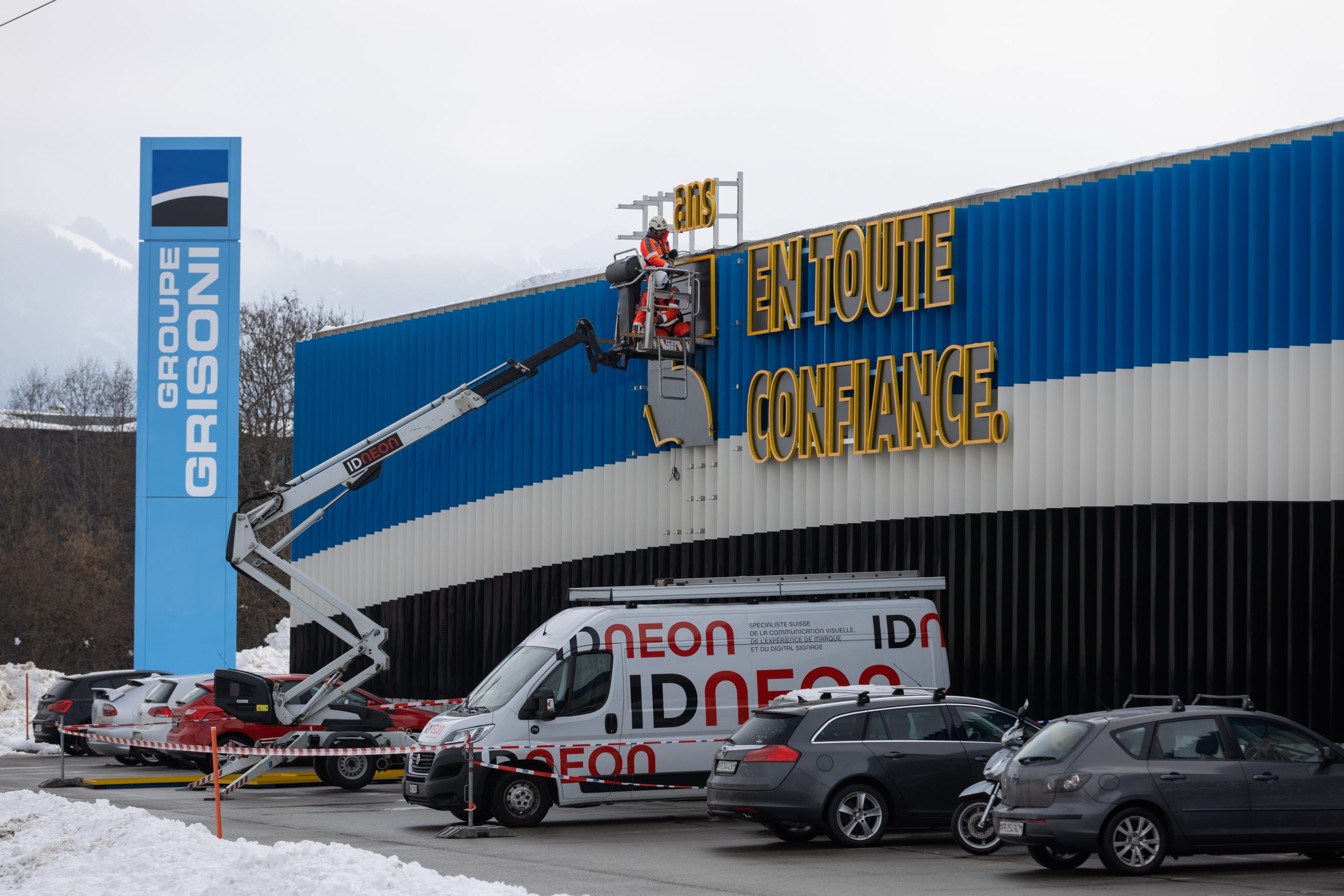 Groupe Grisoni — L'enseigne du 75e anniversaire du Groupe Grisoni ...