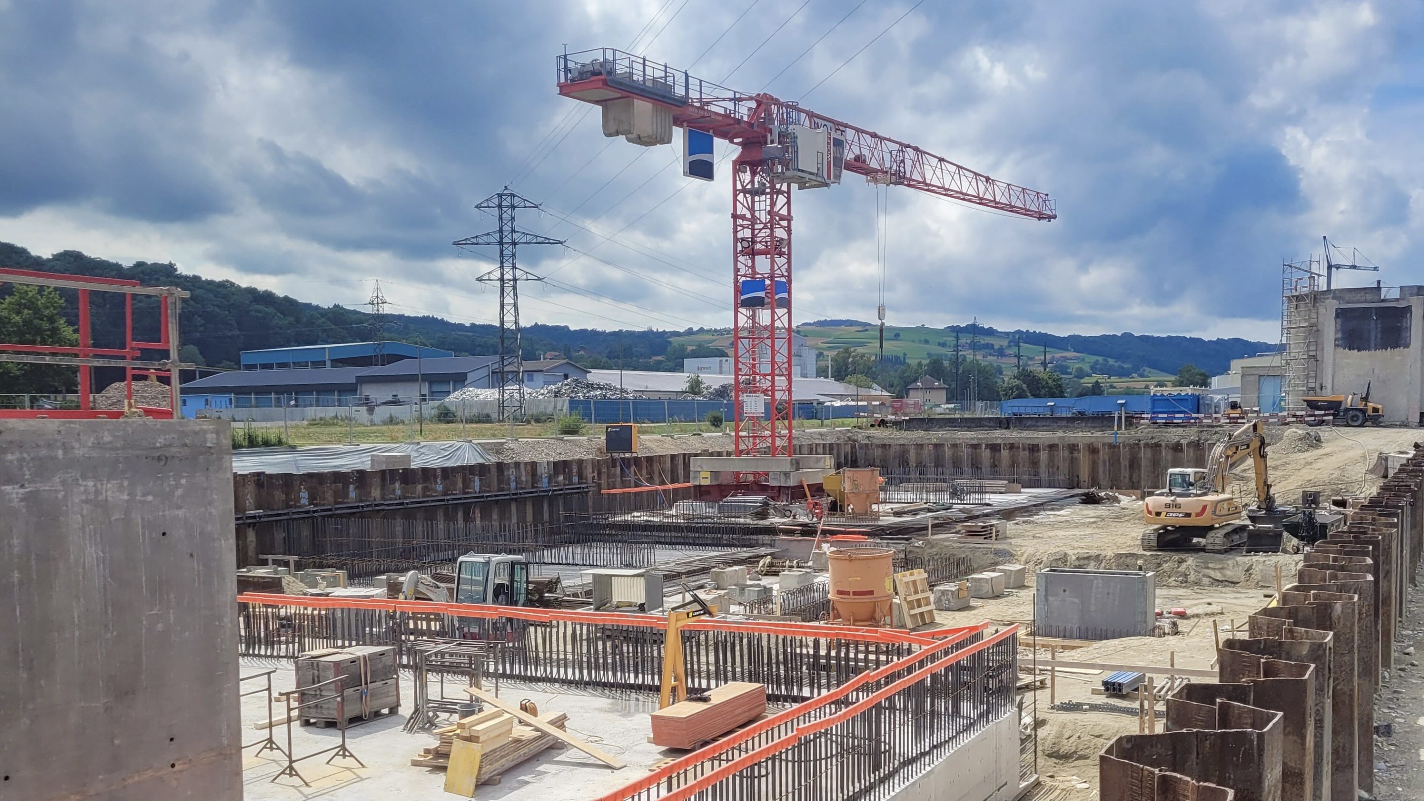 Groupe Grisoni — Agrandissement de la STEP de Lucens (VD).